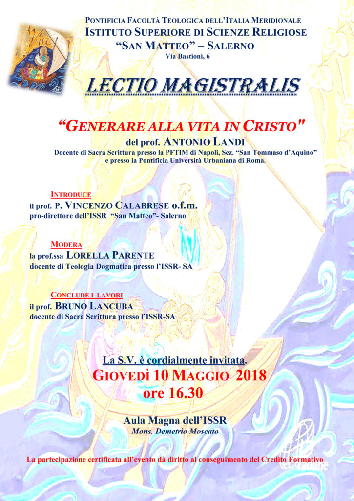 ISSR – Lectio Magistralis – Arcidiocesi